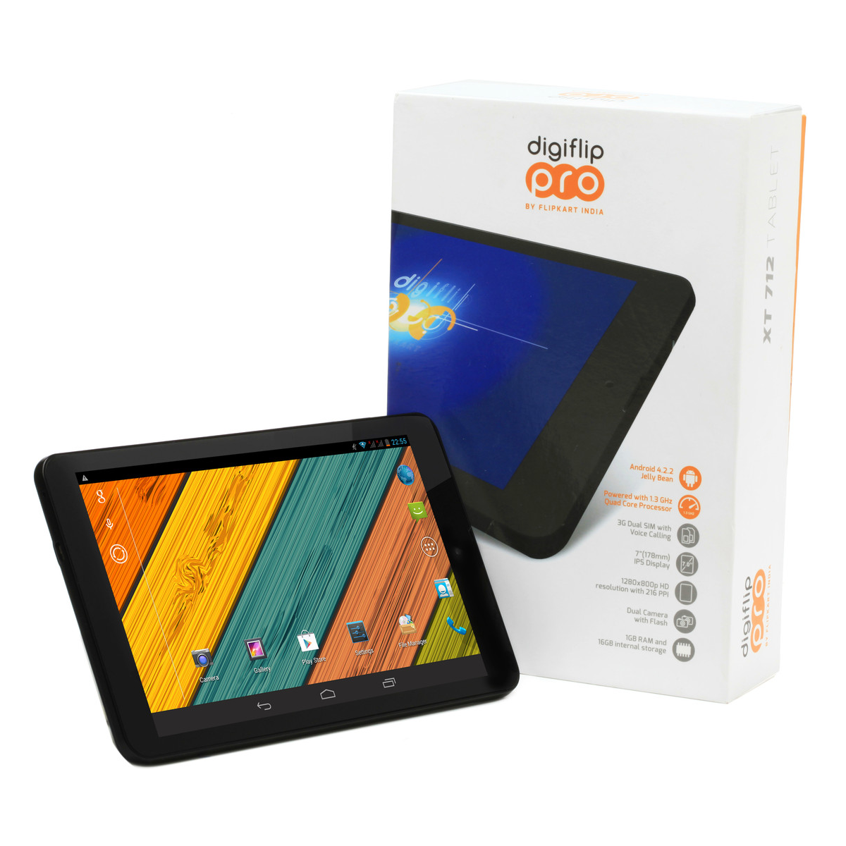 Flipkart DigiFlip Pro XT721 with 7-inch HD display, quad-core processor ...