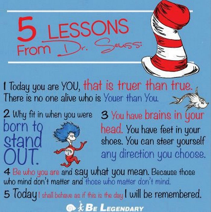 Just the Carrier: Words of Wisdom From Dr. Seuss