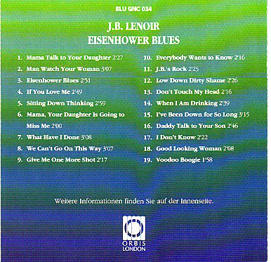 Chia sẻ nhạc Lossless & Lossy: The Blues Collection 34 - J.B. Lenoir ...