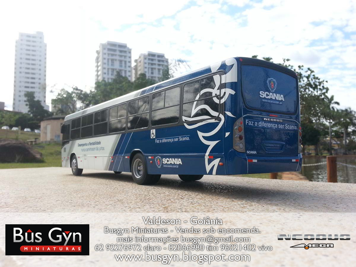 Busgyn Miniaturas: Miniatura Neobus Mega Scania F250