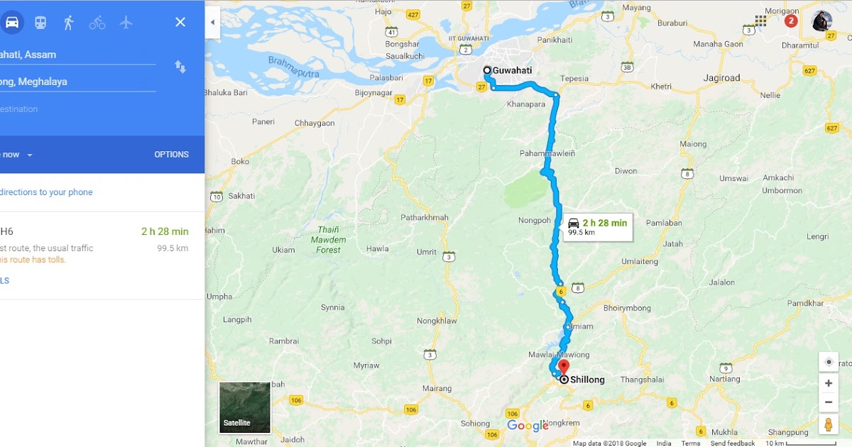 घुमक्कड़ी और गूगल मैप - भाग 1