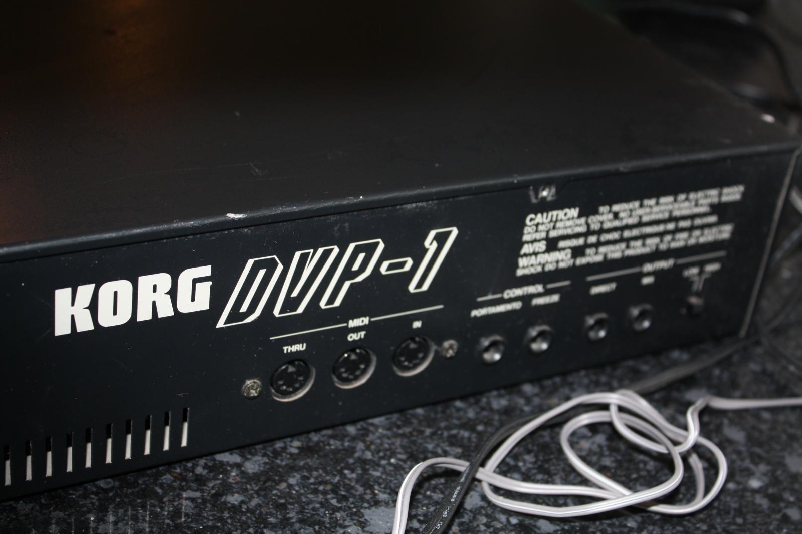 MATRIXSYNTH: Korg DVP-1 Vocoder Rack Mount Synth Digital Voice Proc