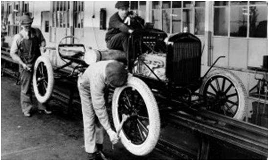 La Giovine Storia: Il Fordismo e la Catena di Montaggio in Pillole