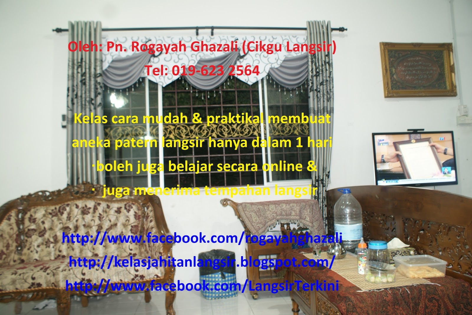 Klik disini utk melihat banyak lagi pattern langsir terkini