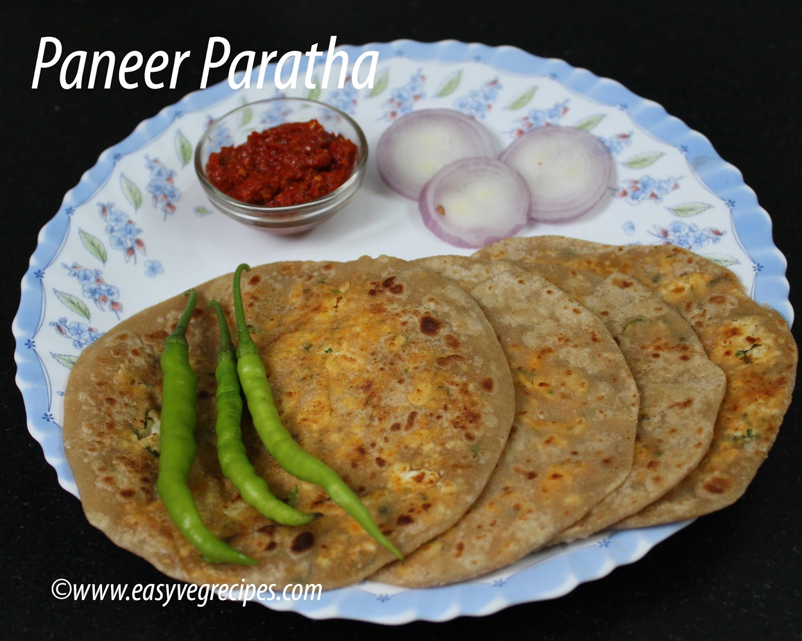 Paneer Paratha Recipe -- How to make Paneer Paratha - E.A.T. easyvegrecipes