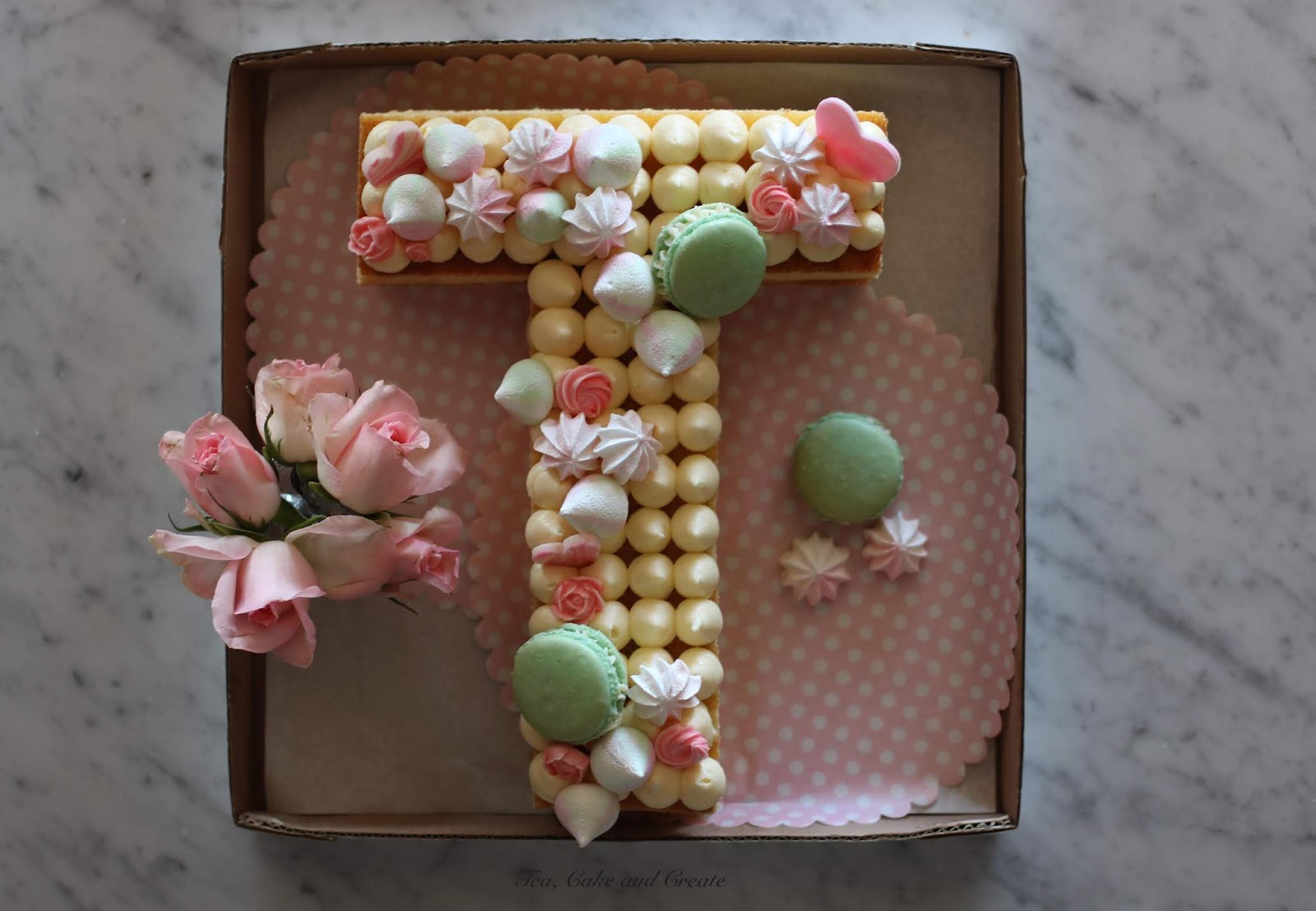 Tea, Cake & Create: Letter Cake Cookie Cake