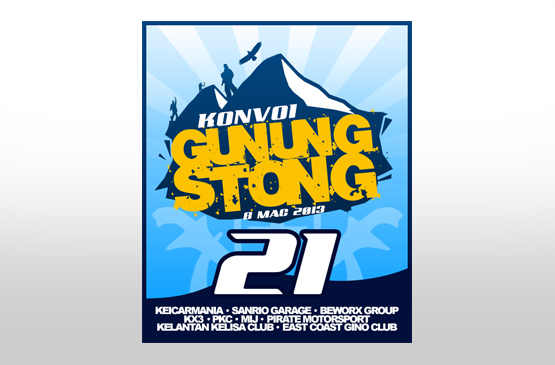 Logo & Sticker Konvoi Ke Gunung Stong | ziqmedia