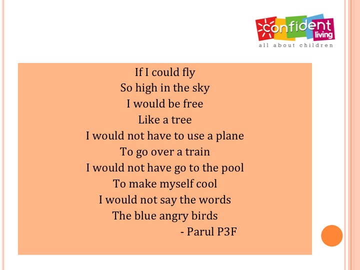 Buzz at CL: If I could fly- poems written by kids