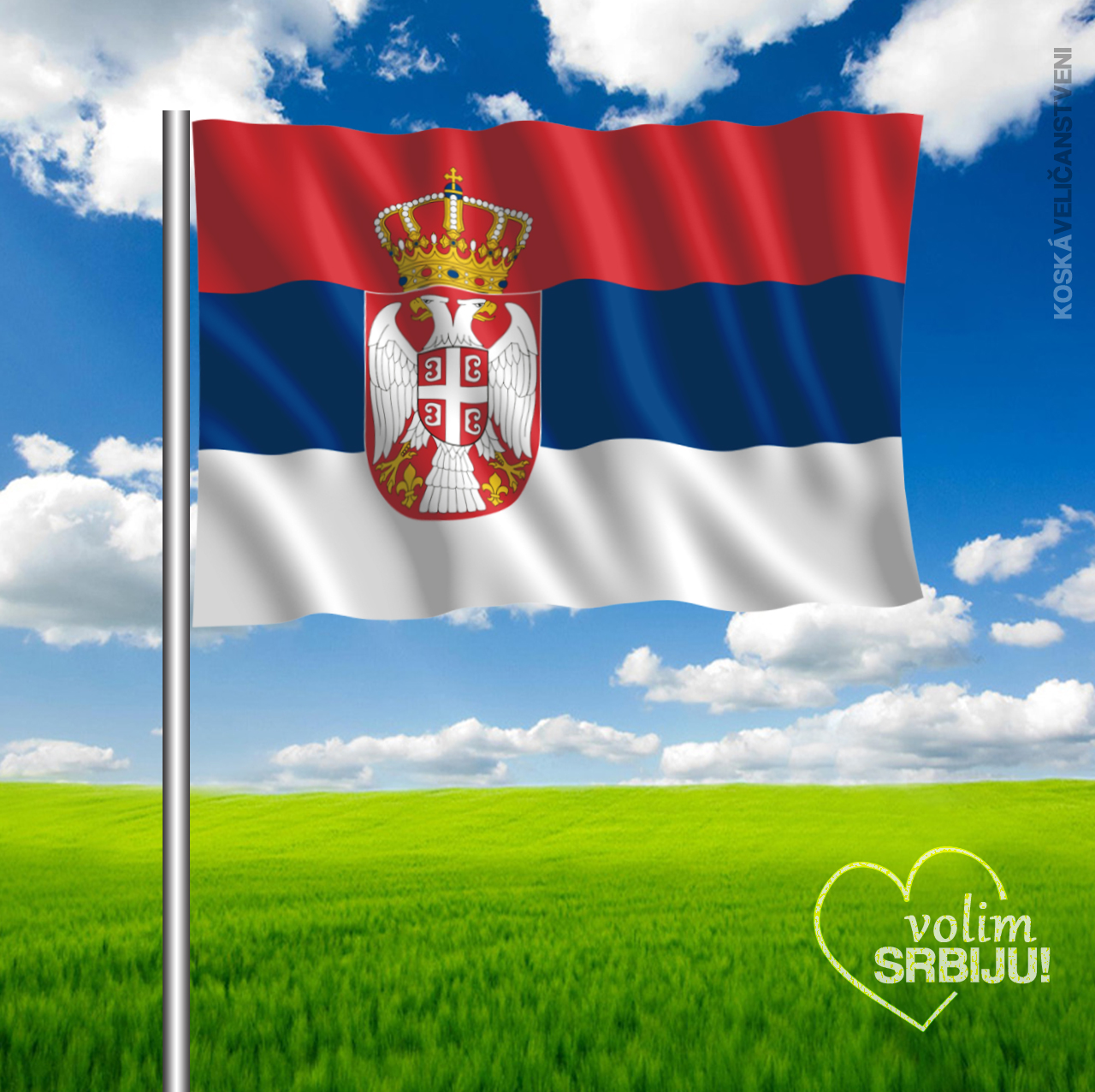 Zastava i grb Srbije - Serbian flag & coat of arms: Zastave Srbije ...