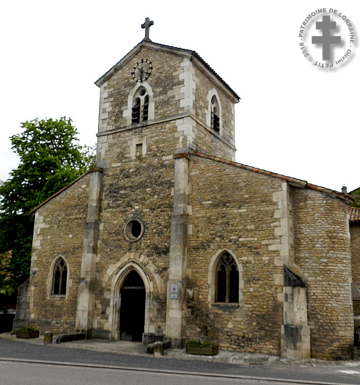 PATRIMOINE DE LORRAINE: DOMREMY-LA-PUCELLE (88) - Eglise Saint-Remy ...