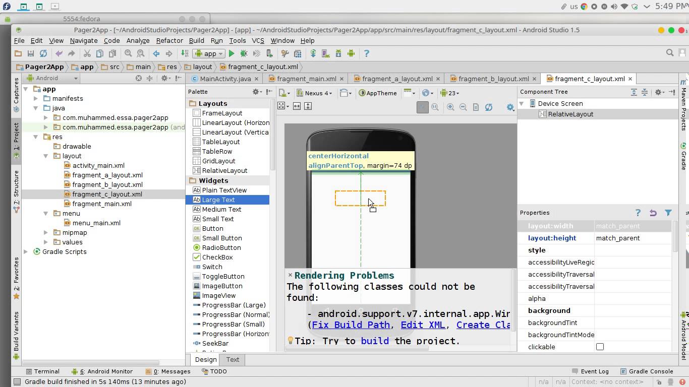 196 Android Studio View Pager Tabs Strips | كورسات بالعربي 196 Android Studio View Pager Tabs Strips | كورسات بالعربي