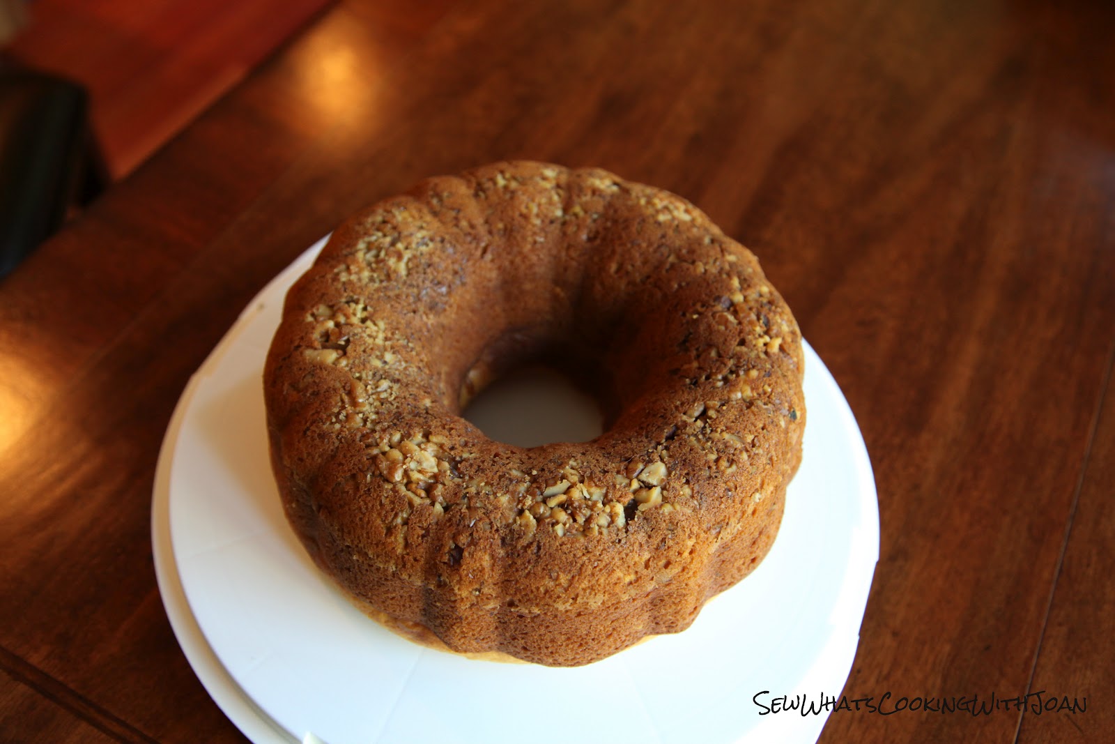 Sew what's cooking with Joan!: Rum Cake...a must bake!