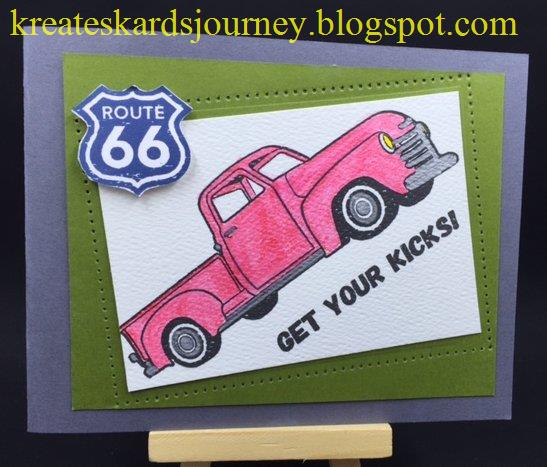 KreatesKards Journey: Hit the Road Stamp Set From Fun Stampers Journey
