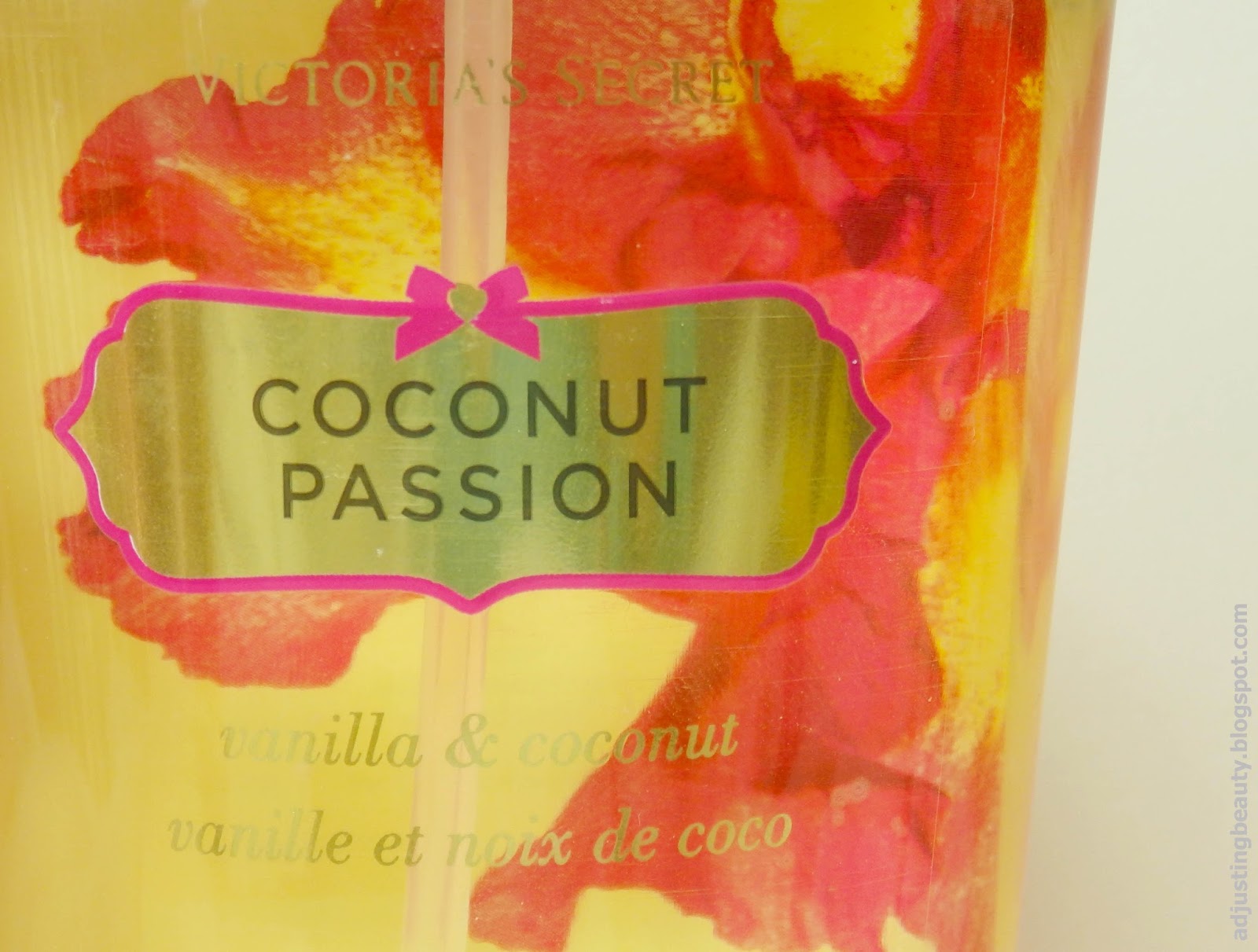 Review: Victoria's Secret Coconut Passion Fragrance Mist - Adjusting Beauty