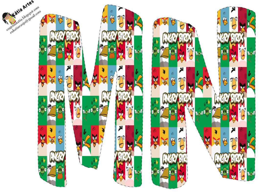 Alfabeto Angry Birds. - Oh my Alfabetos!