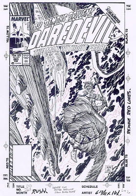 Marvel Comics of the 1980s: 1989 - Anatomy of a cover - Daredevil #263