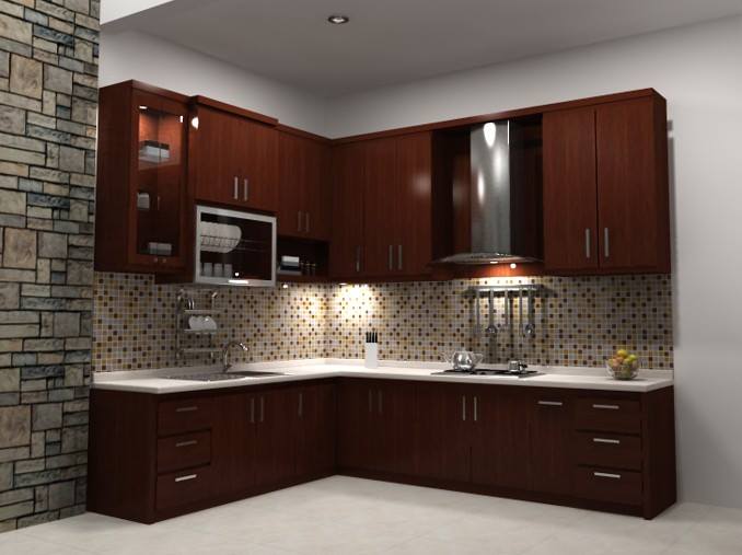 15+ Konsep Model Kitchen Set Letter L, Dapur Minimalis