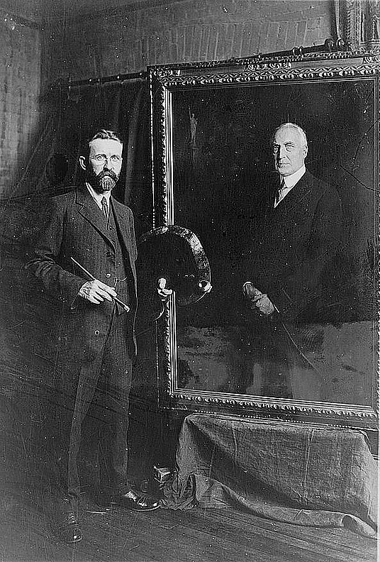 Art Now and Then: Warren G. Harding Portraits