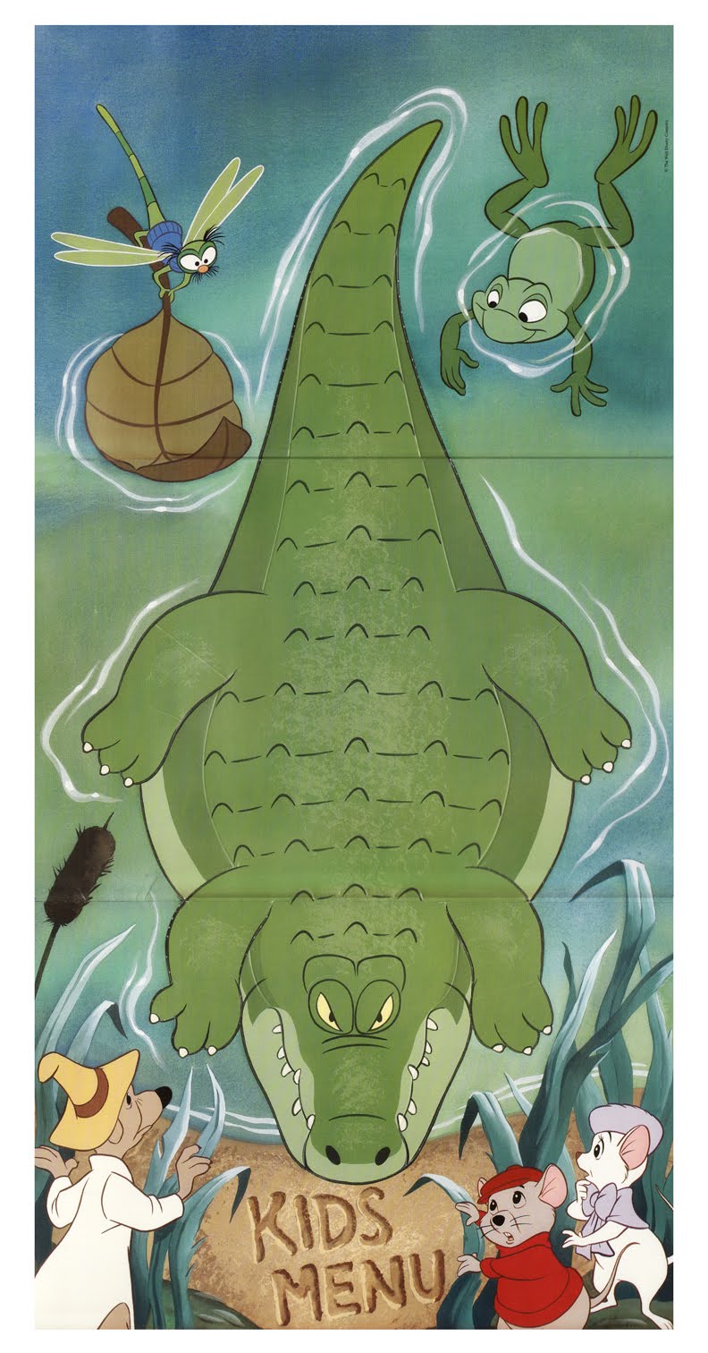 The Cartoon Cave: Walt Disney World Kids Menus