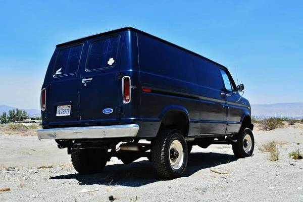 1989 Ford F350 Cargo 4X4 Van - 4x4 Cars