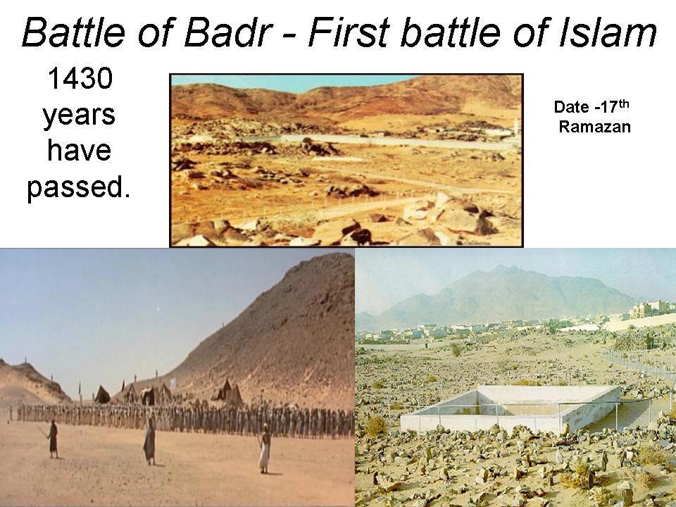 The Battle of Badr- Islamic History - learn about islam