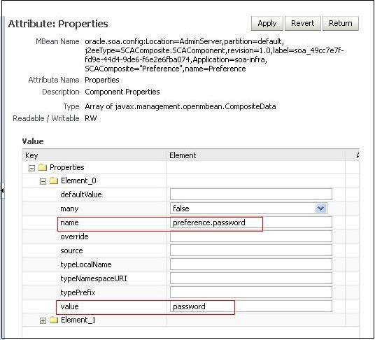 Updating The Bpel Component Preference Value From Java Oracle Soa Suite