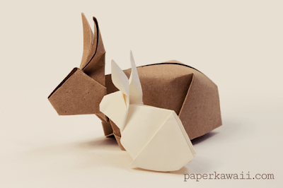 Bunny Rabbit Origami | Paperized Crafts