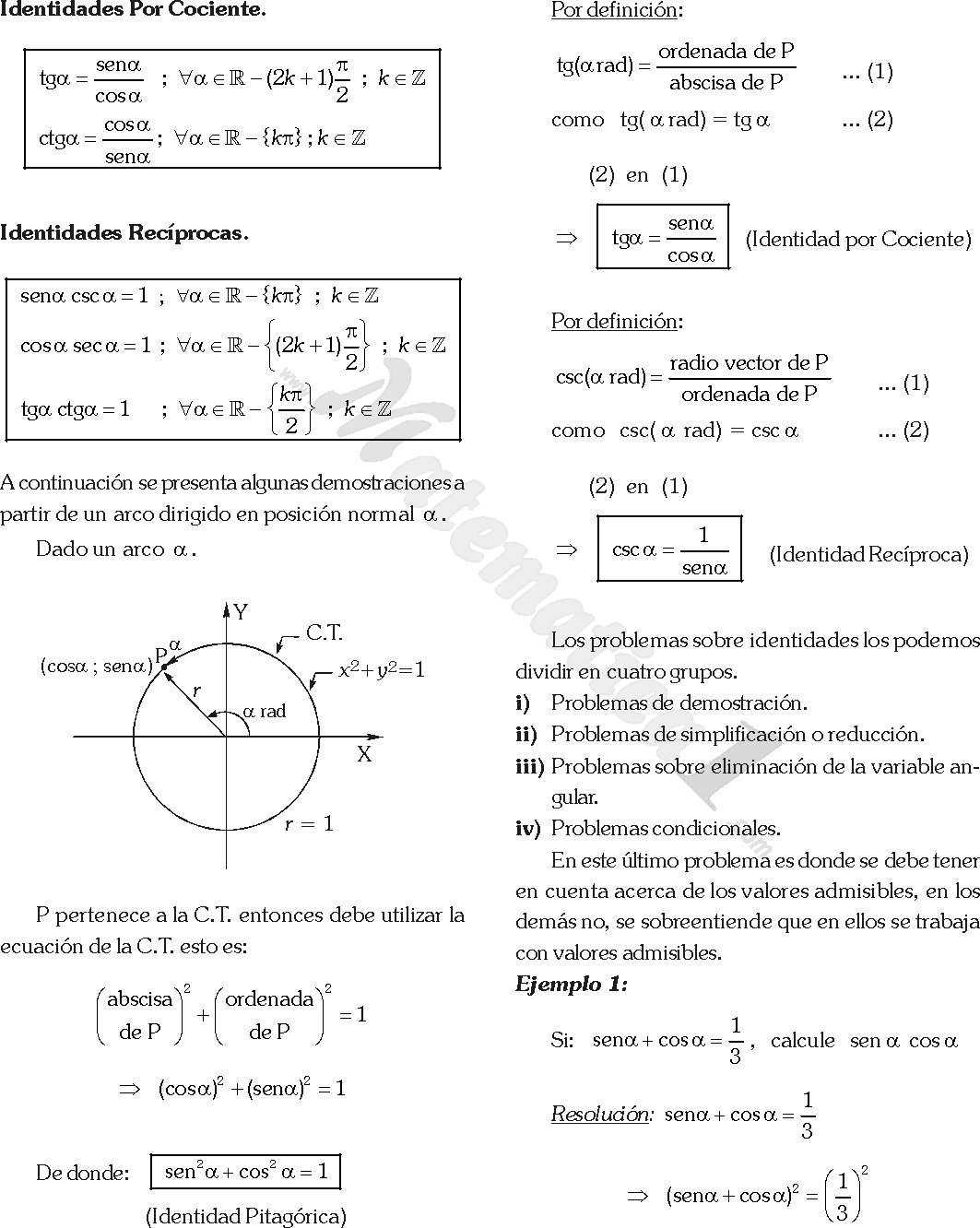 IDENTIDADES TRIGONOMETRICAS EJERCICIOS RESUELTOS EN PDF