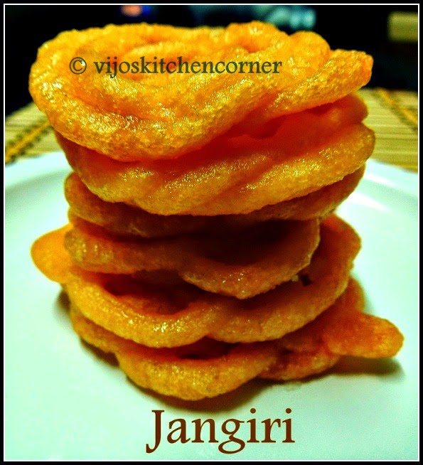 ViJo's Kitchen Corner: Jangri - Jangiri - How to make Jangiri