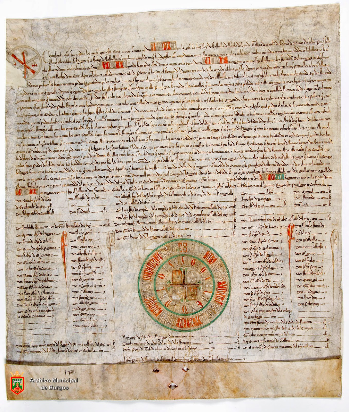 El burgalés: Fuero Real para Burgos: Concedido