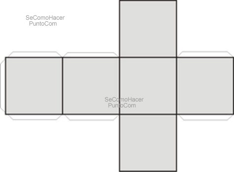 Modelo para hacer un cubo - Imagui