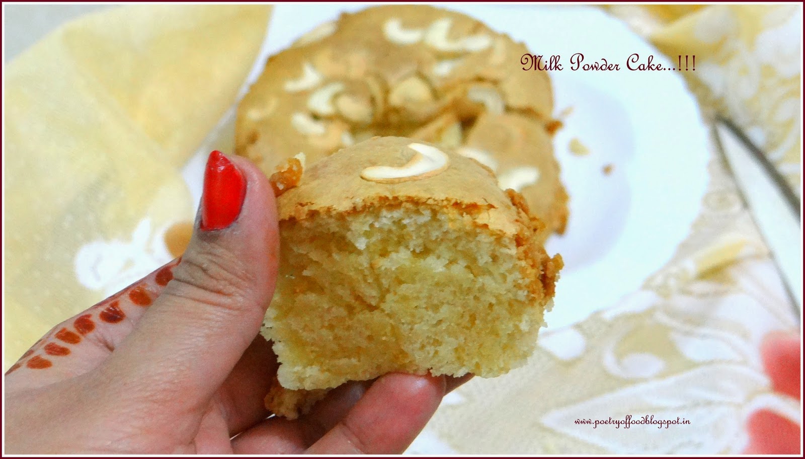 Poetry of Food: Milk Powder Cake...!!!