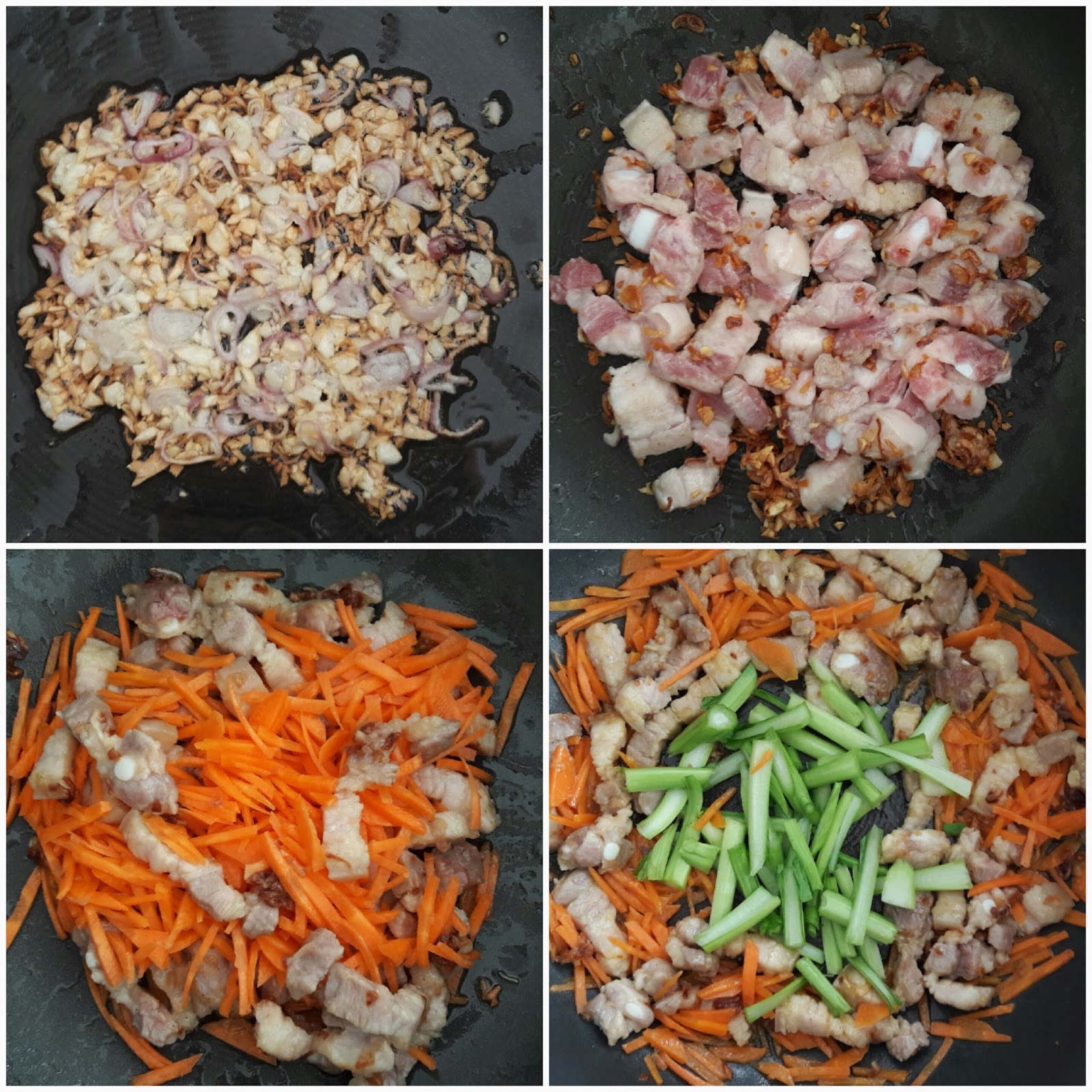 Claypot Noodles (Poh Chai Mee) with Pork Belly, Choy Sum - 40/50