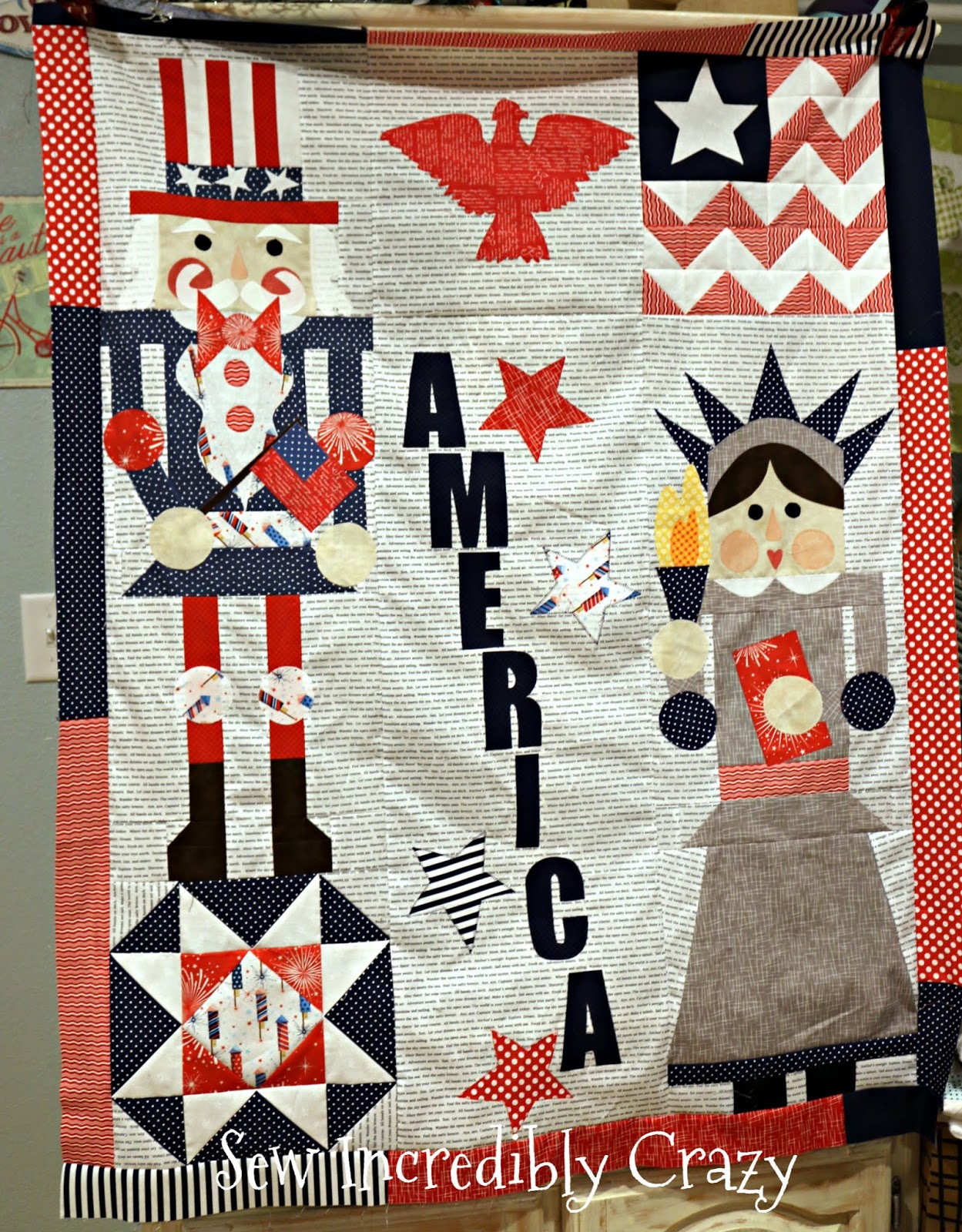 Sew Incredibly Crazy: Show Your WIngs Blog Hop - American Style