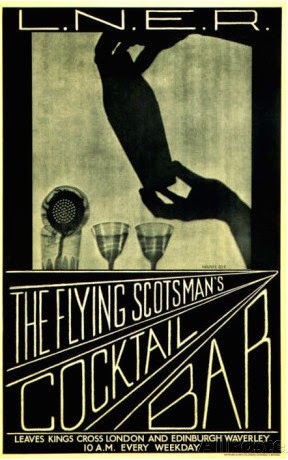 lostpastremembered: The Flying Scotsman Train and Salmon with Sauce Raifort