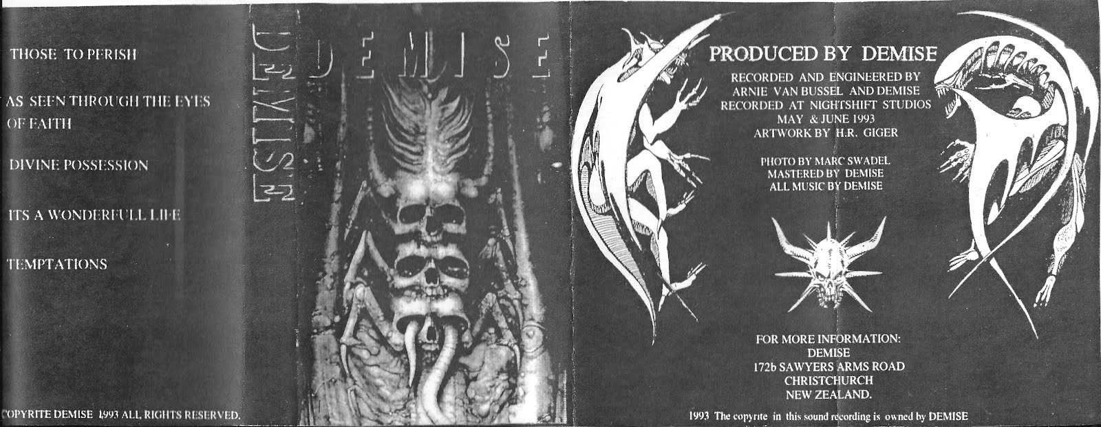 RAF666underground Demise New Zealand Demise EP 1993 raf666underground-demise-new-zealand-demise-ep-1993