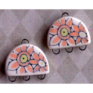 Pajego Art House: New 1 to 3 Ceramic Jewelry Connectors