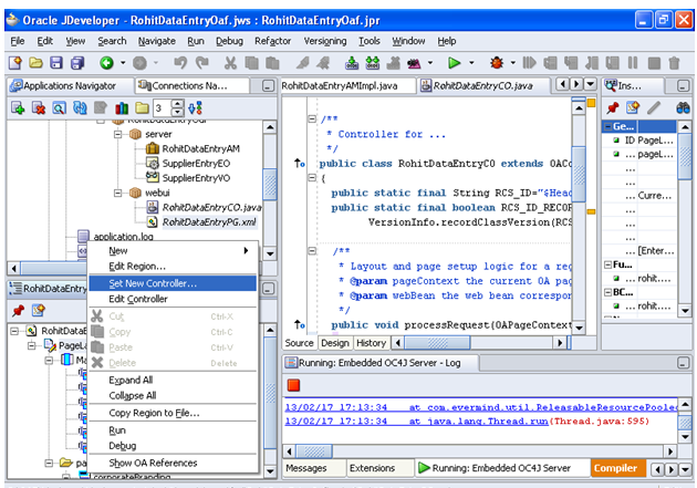 Oracle Application's Blog: How to Create oaf Page in Oracle Apps