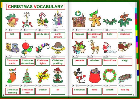 Jugando y aprendiendo juntos: "Christmas", libro interactivo de Navidad
