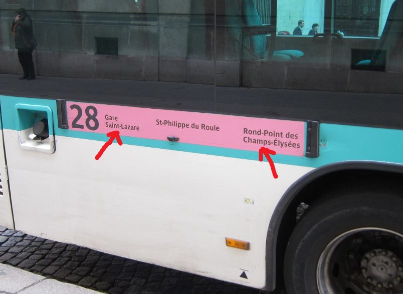 paris breakfasts: How-To take the Paris Bus!