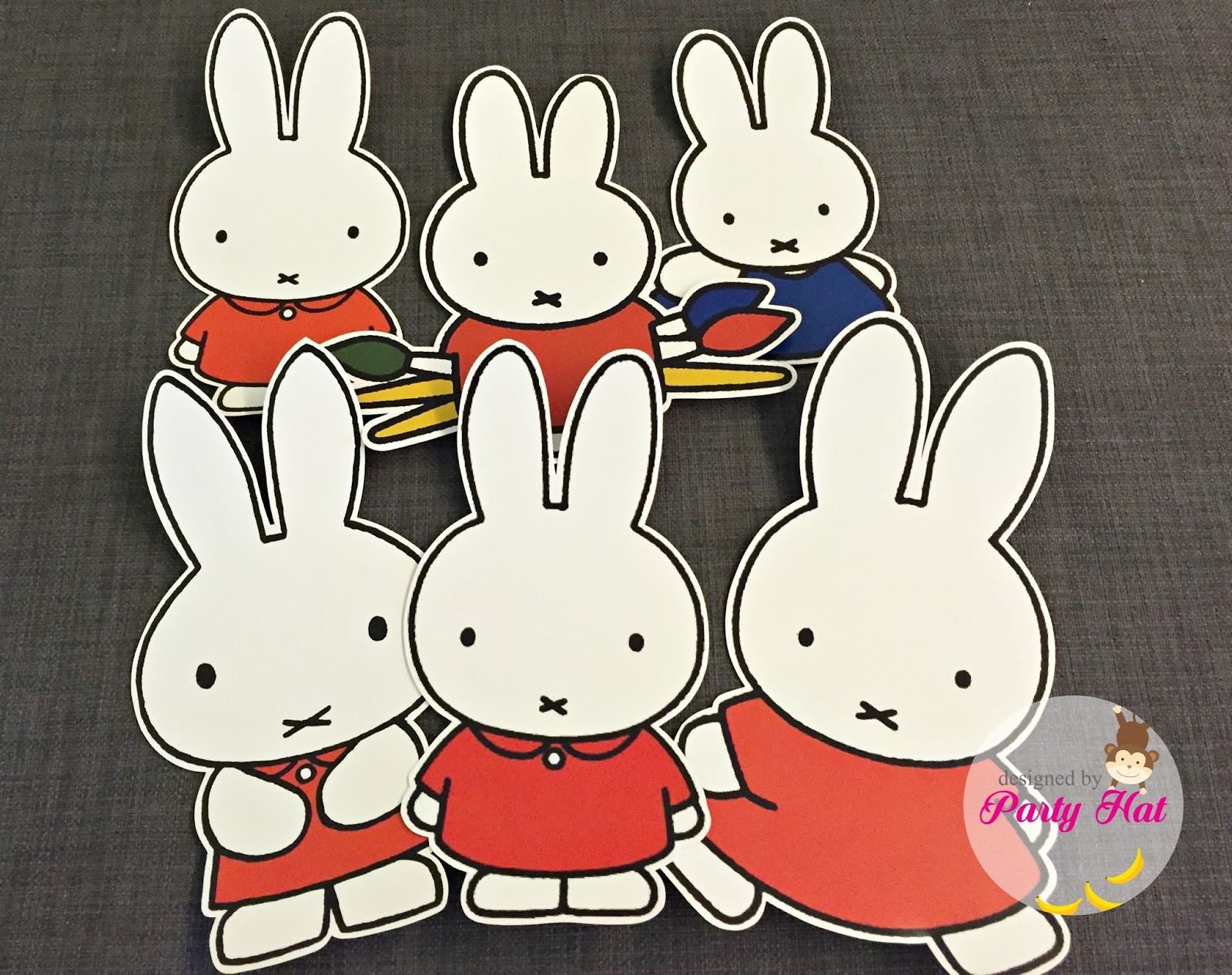 Party Hat: Miffy theme birthday party