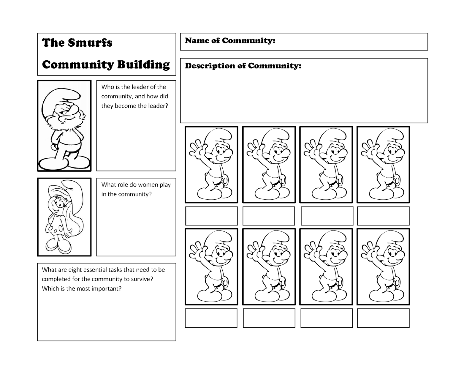 Quinn Rollins: Play Like a Pirate: Smurf Templates