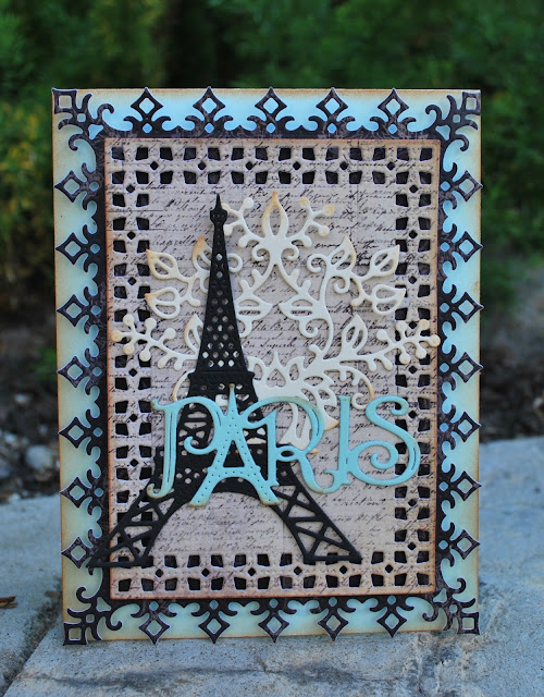 Vintage inspired Paris card by Eva Dobilas - Cheery Lynn Designs ...