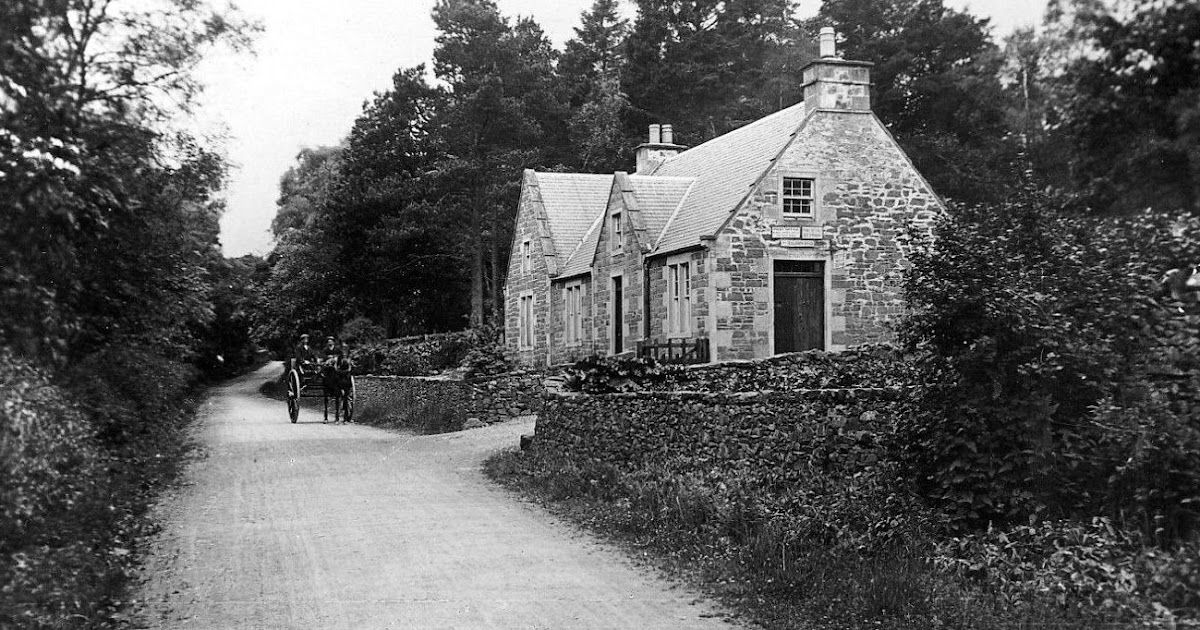 Tour Scotland: Old Photograph Post Office Ettrick Scotland