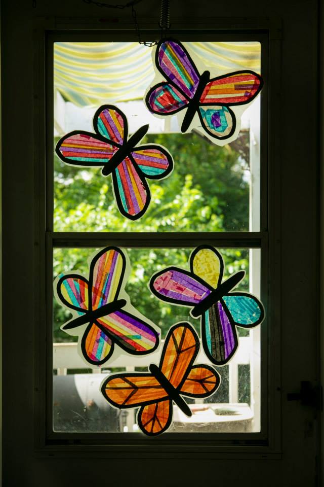 The Natural Naturalist: Butterfly Stained Glass Craft
