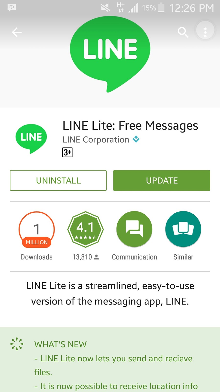 Install 2 Line Application | Kuliner Enak
