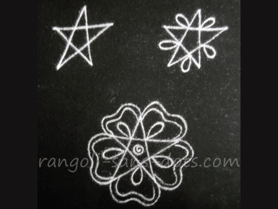 Easy rangoli for beginners 2