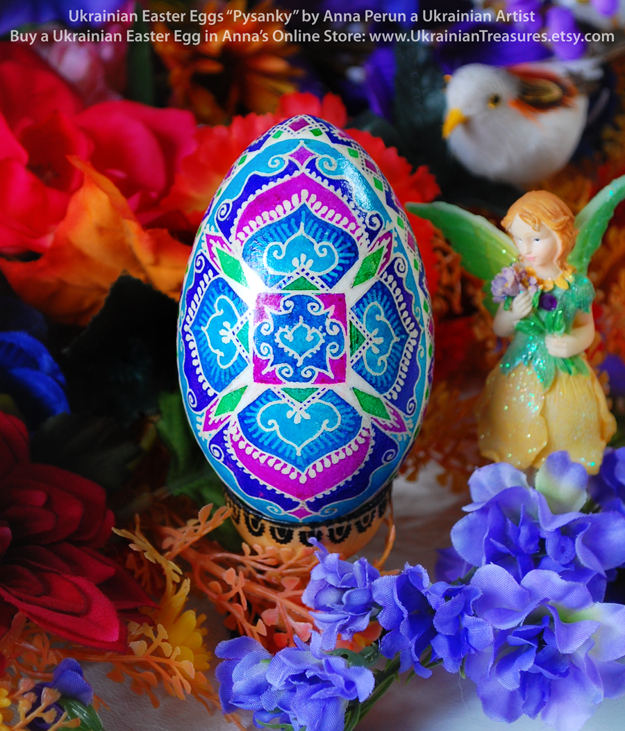 Ukrainian Easter Eggs Pysanky by Anna Perun : Ukrainian Goose Eggs ...