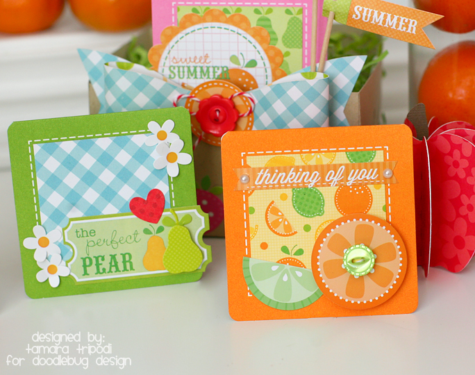 Doodlebug Design Inc Blog: Fruit Stand Card Creations