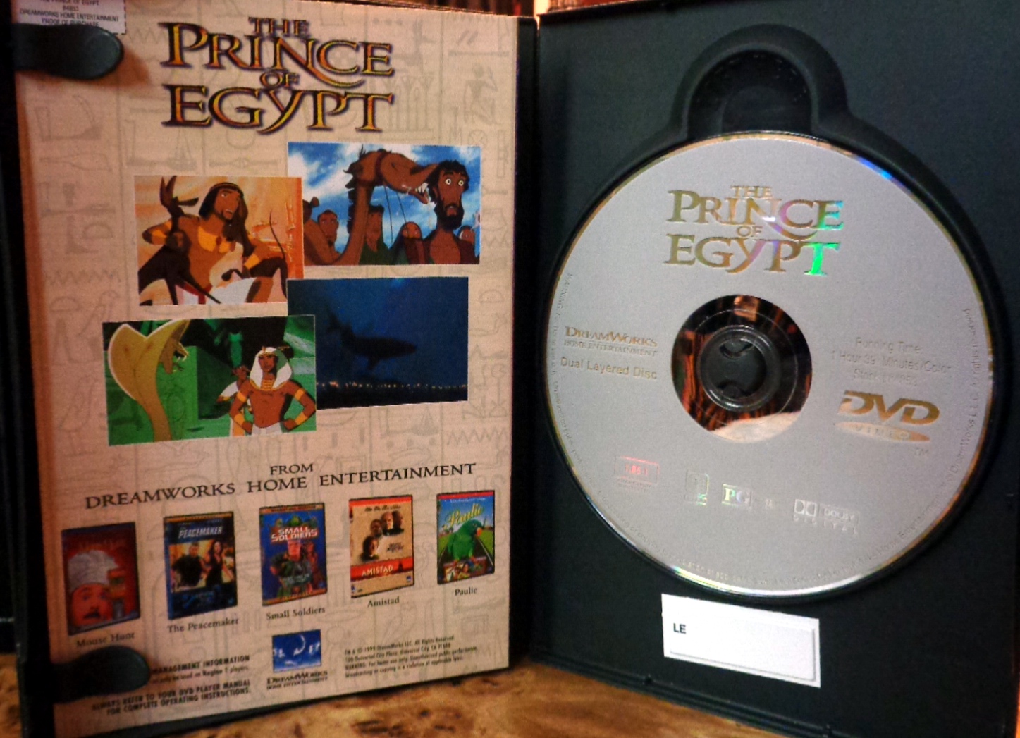 Movies on DVD and Blu-ray: The Prince of Egypt (1998)